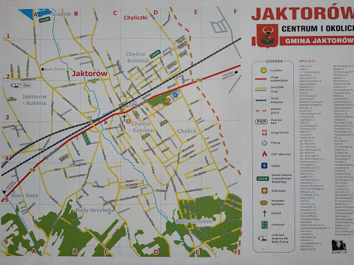 Mapa Gminy Jaktorów: Ingress portal